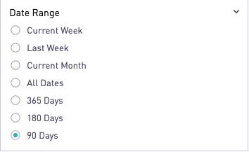 Date Range Filters | Sisense for Cloud Data Teams